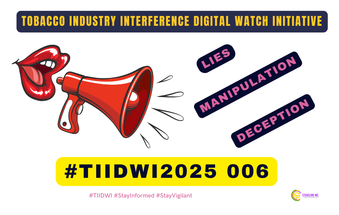 The Tobacco Industry’s New Trojan Horse — Lived Experience as a Weapon of Influence – ODUOR KEVIN